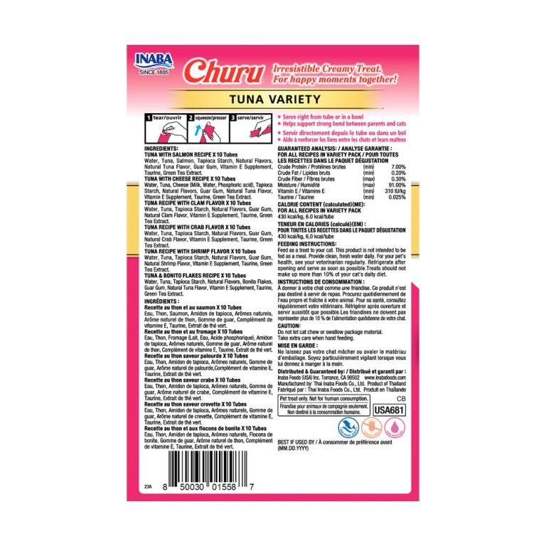 Churu Box variedades de atún (60 tubos) – INABA Chile